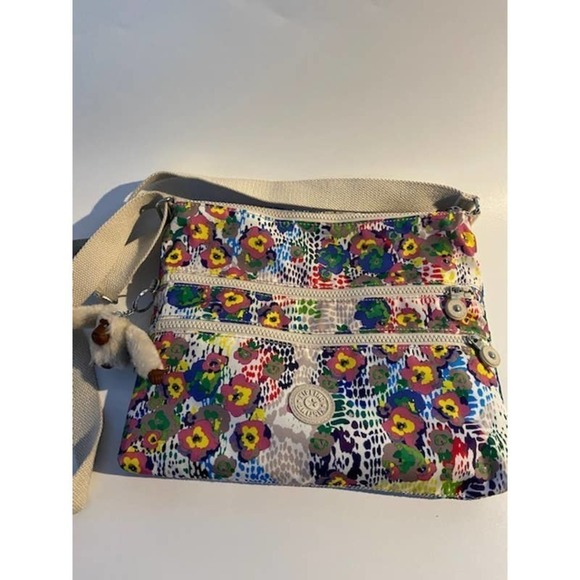 Kipling | Bags | Kipling Alvar Medium Crossbody Shoulder Bag Floral ...